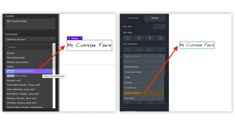 Matthias Altmann • Code Snippet: Integrate Custom Fonts into Gutenberg, Bricks, Oxygen