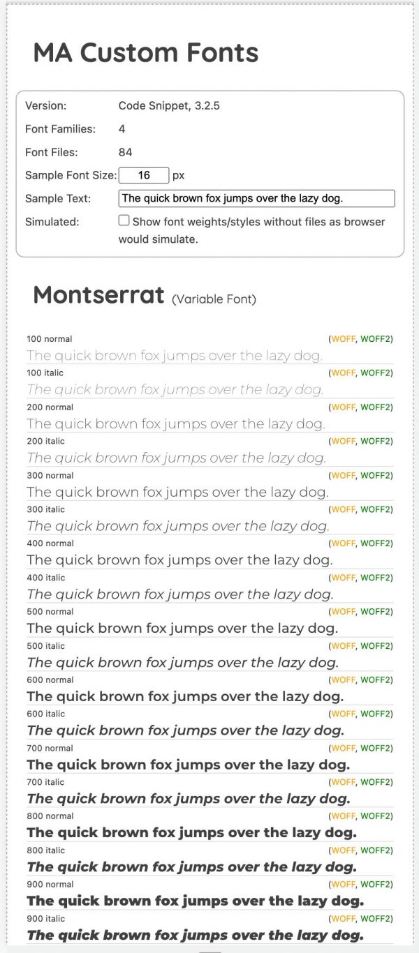 Matthias Altmann • Code Snippet: Integrate Custom Fonts into Gutenberg, Bricks, Oxygen